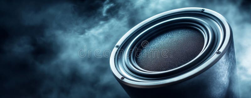A Detailed Close-up of a Speaker Diaphragm, Illustrating Advanced Sound ...