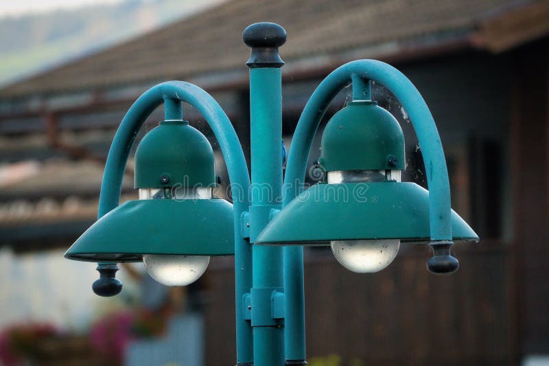 Detailed Close-up of a Street Light. Stock Photo - Image of ...
