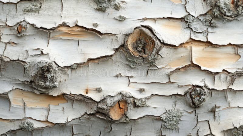 Detailed Close Up of Sycamore Tree Bark Texture Stock Illustration ...