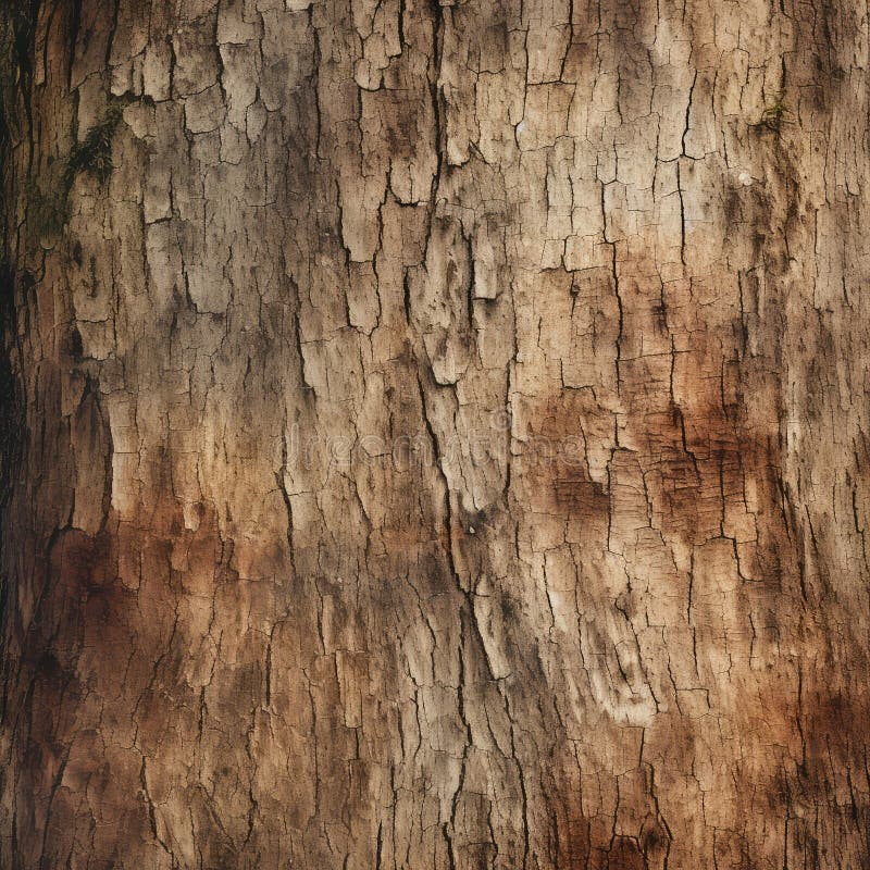 Detailed Close-up of Textured Tree Bark in a Forest Setting Stock ...