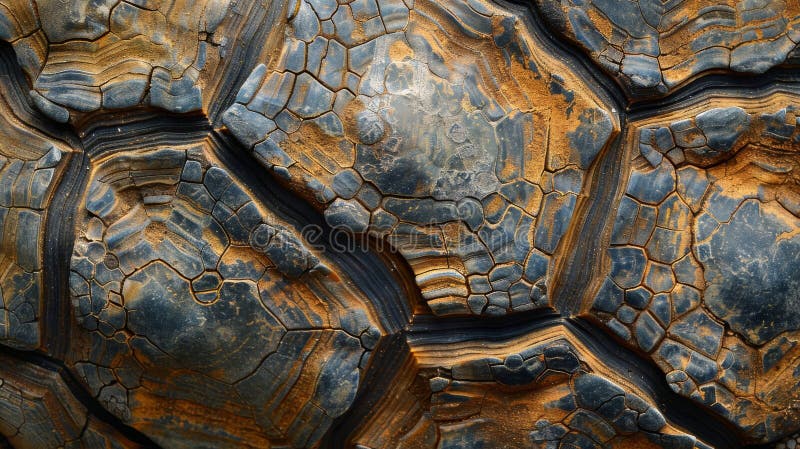 Detailed Close Up of a Tortoise Shell Stock Photo - Image of exotic ...