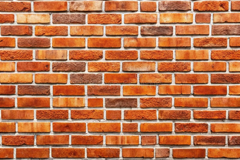 Detailed Close Up of a Traditional Red Brick Wall Showcasing Rustic ...