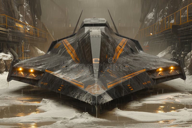 Detailed Close Up of the Underside of a Spacecraft Launch Vehicle ...