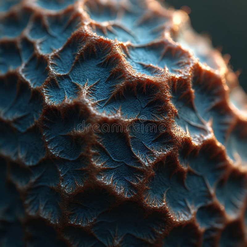 Detailed Close-up of Unusual Skin Texture Like Alien Creature with ...