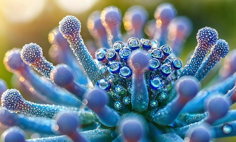 Detailed Close-up View of a Microscopic Structure Stock Video - Video ...