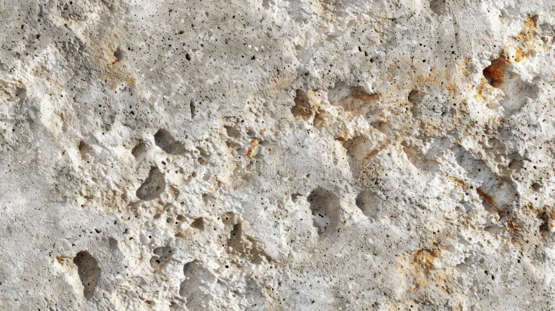 Detailed Close-up View of an Old, Worn Stone Wall Displaying Jagged ...