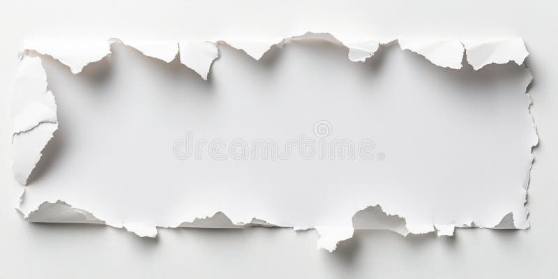 A Detailed Close-up View of a Piece of Paper Featuring a Clear Hole ...