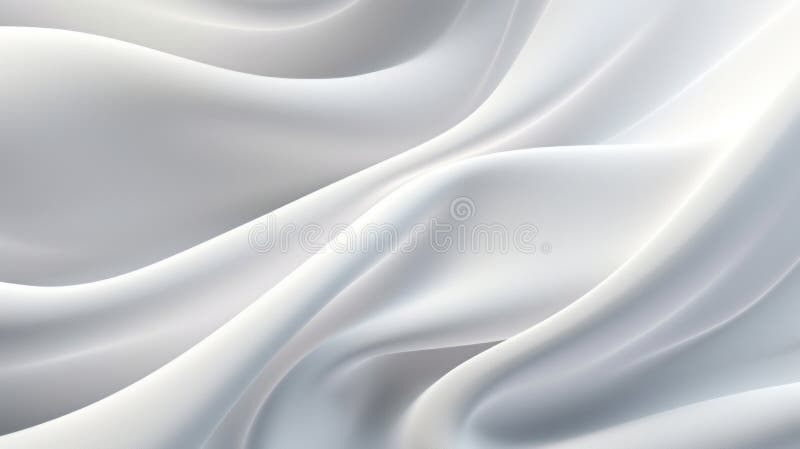 A Detailed Close-up View of a Pristine White Fabric Texture. Generative ...