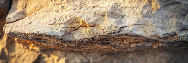 A Detailed Close Up View of a Rock Wall that Features Many Rocks Stock ...