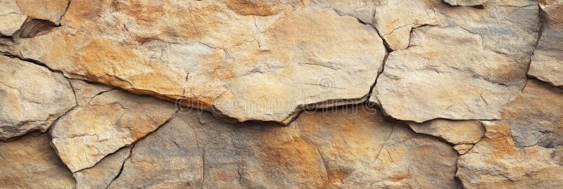 A Detailed Close Up View of a Rock Wall that Features Many Rocks Stock ...