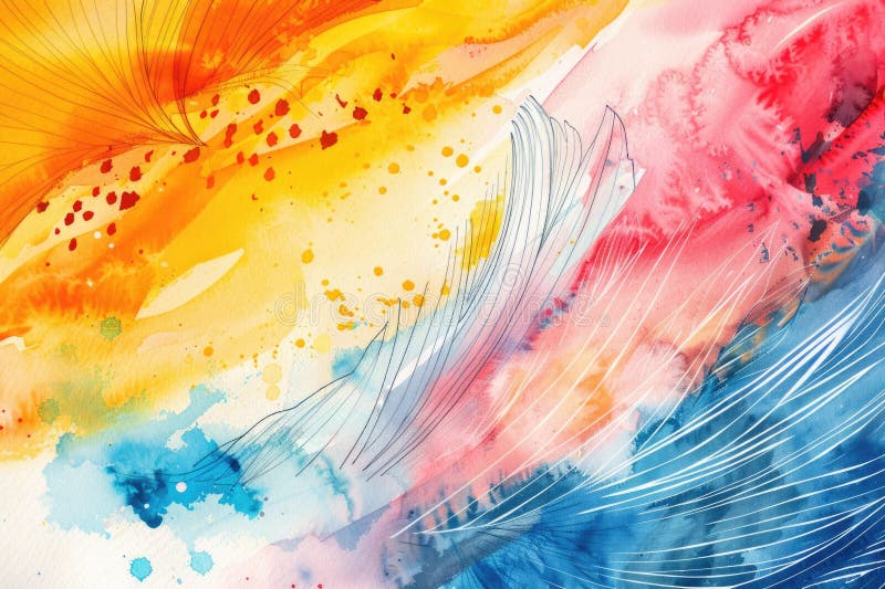 Detailed Close Up of a Wave Painting, Suitable for Art Projects Stock ...