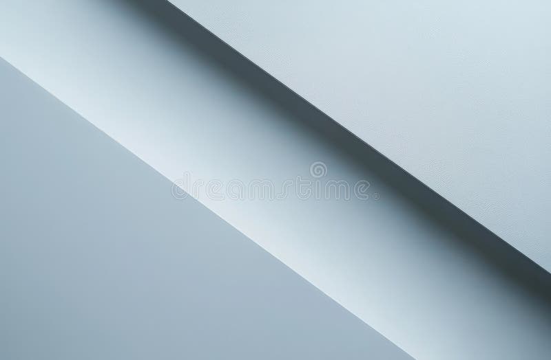 A Detailed Close Up of a White Sheet of Paper Casting a Shadow on it ...