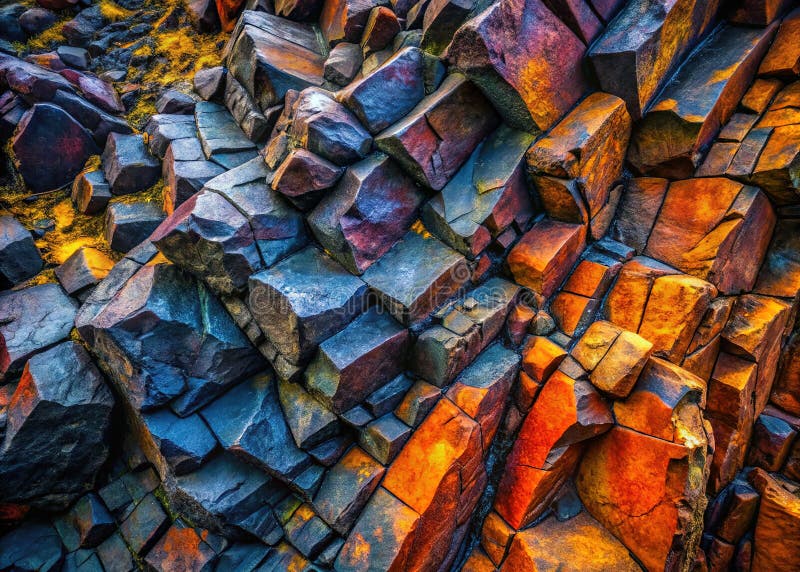 A Detailed CloseUp of Basalt Rock Exploring Volcanic Texture and ...