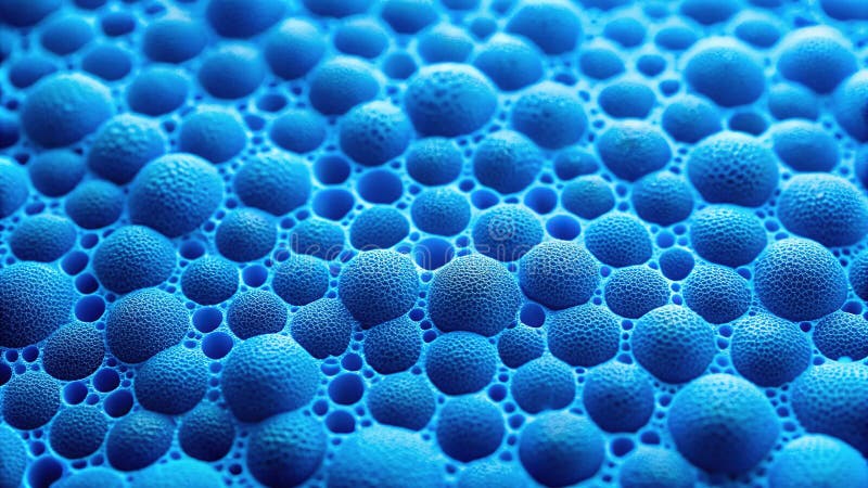 Detailed Closeup of Blue XPS Foam Insulation Board a Macro View of ...