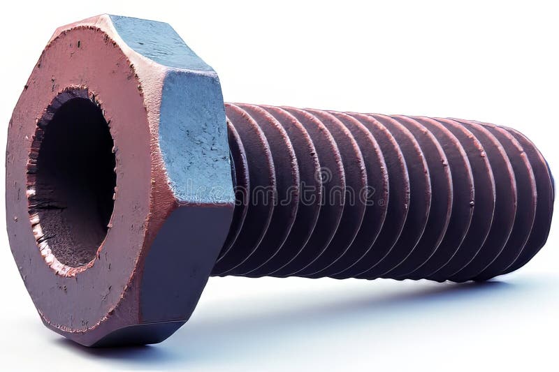 Detailed CloseUp of a Corroded Bolt and Nut a HighQuality 3D Model for ...