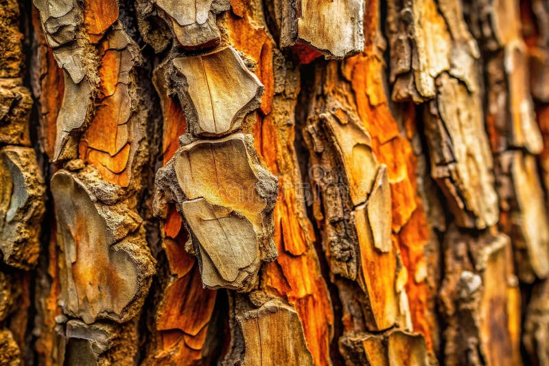 A Detailed CloseUp Exploration of Intricate Tree Bark Texture Rustic ...