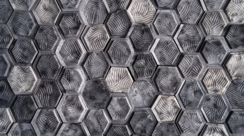 A Detailed Closeup of an Insulation Mat Featuring a Repeating Geometric ...