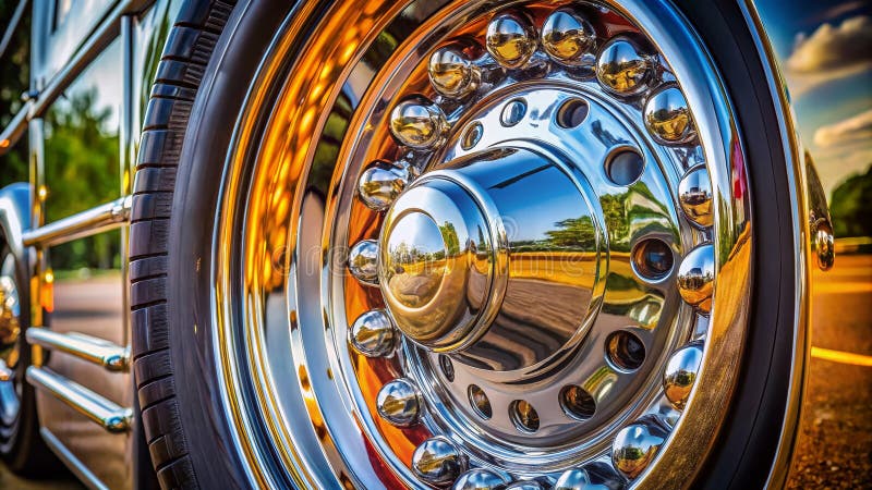 Chrome Bus Wheel Stock Illustrations – 376 Chrome Bus Wheel Stock ...