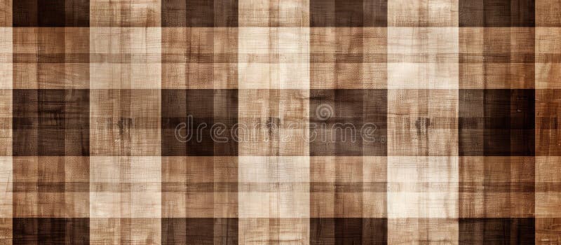 Close Up of a Brown and White Plaid Pattern, Resembling Wood Flooring ...