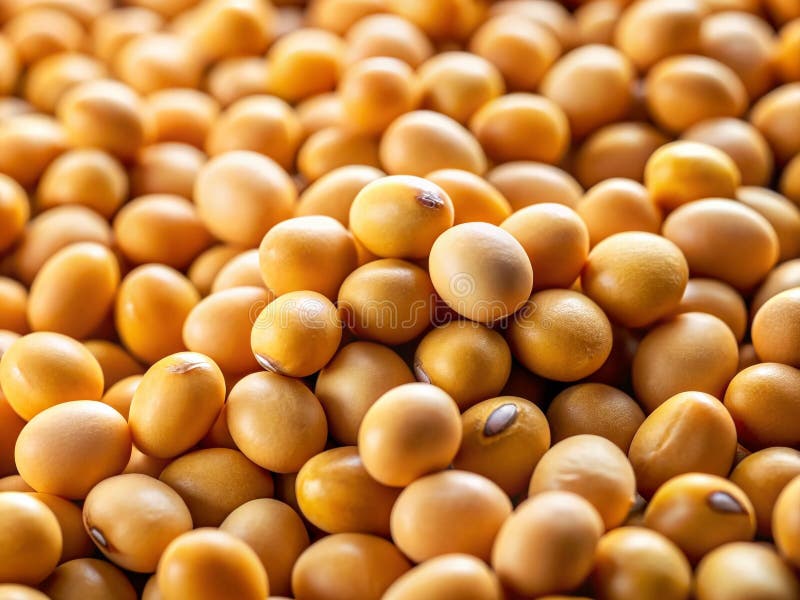 A Detailed CloseUp of Soybeans Exploring the Textural Richness and ...