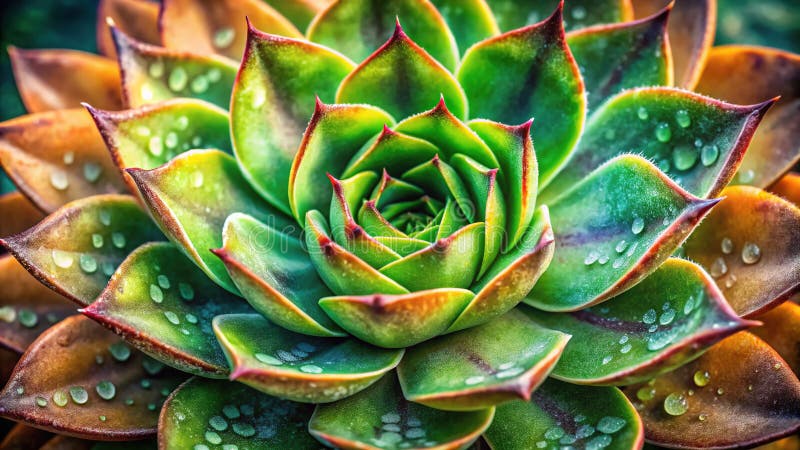 Detailed Closeup of a Spotted Succulent Identifying Potential Issues ...