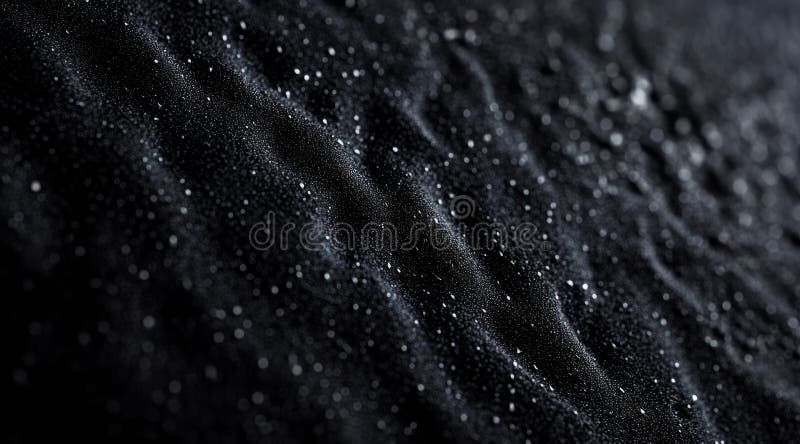 A Detailed CloseUp View of Black Polystyrene Foam Showing Its Texture ...