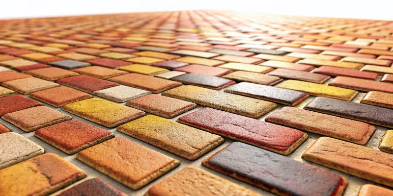 Detailed CloseUp View of a Brick Floor a Study in Texture and Depth ...