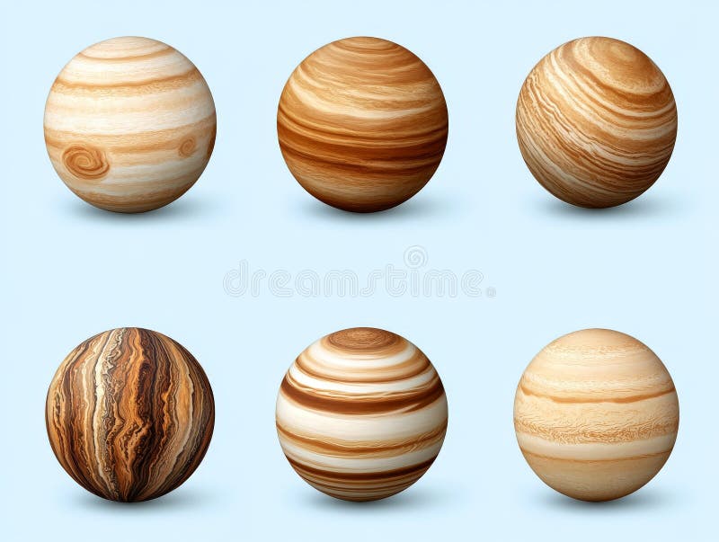 Detailed Collection of Realistic Jupiter Like Planets with Rich ...