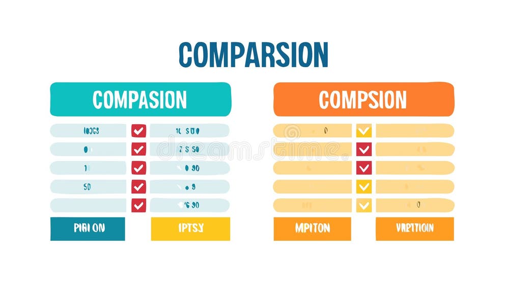 Detailed Comparison Chart: Data Analysis Infographic, Vector Design ...
