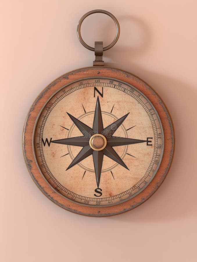 A Detailed Compass Represents the Principles of Justice and ...