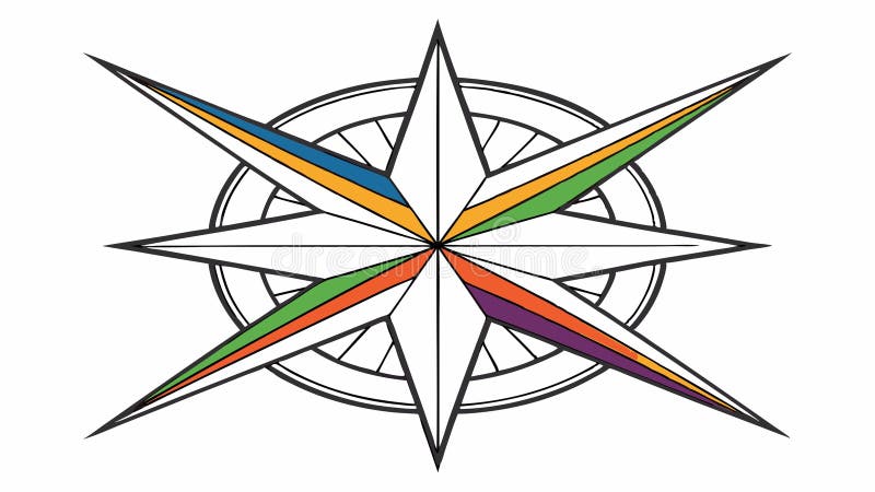 Detailed Compass Rose, Navigation and Direction Vector Art, Vector ...