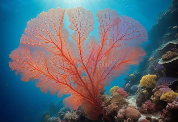 A Detailed and Compelling Image of a Deep Sea Stock Illustration ...