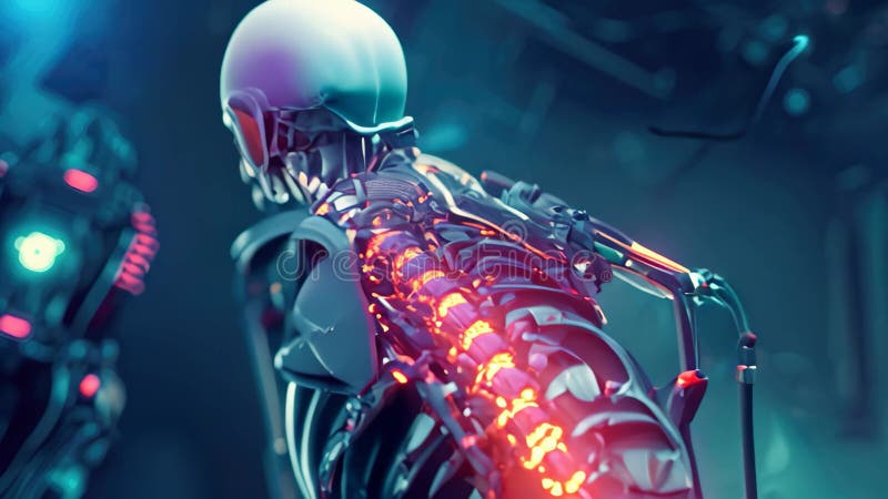 A Detailed Computer Generated Video Displaying the Structure of a Human ...