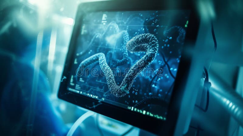Detailed Computer Visualization Virus Lab Stock Photos - Free & Royalty ...