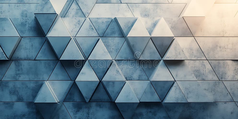 Abstract Concrete Triangle Pattern Geometrical Background Design Modern ...