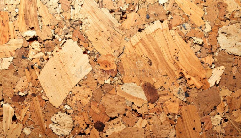 Detailed Cork Board Texture Brown Background with Natural Patterns and ...