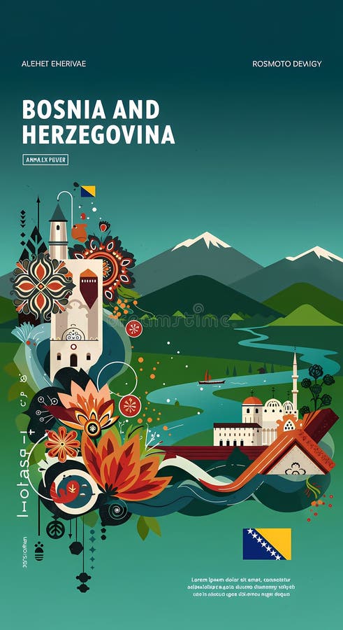 Detailed Country Illustration Design Unveiling Intricate Linework and ...