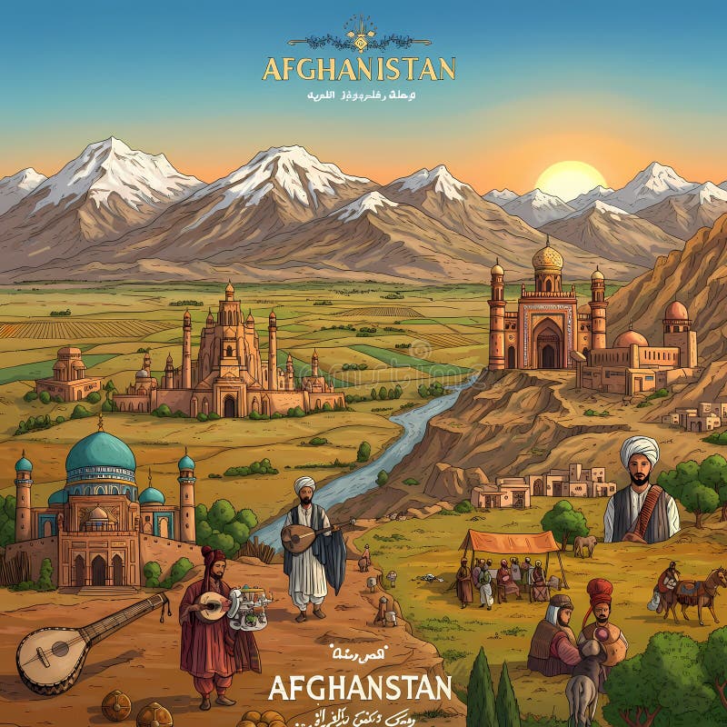 Detailed Country Illustration Design Unveiling Intricate Linework and ...