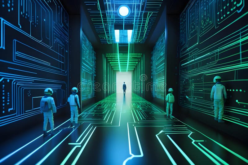 Detailed and Creative Image Idea for Circuit Chip As Futuristic ...