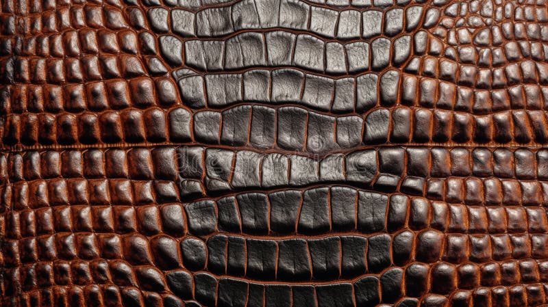 Detailed Crocodile Leather Pattern Stock Illustration - Illustration of ...