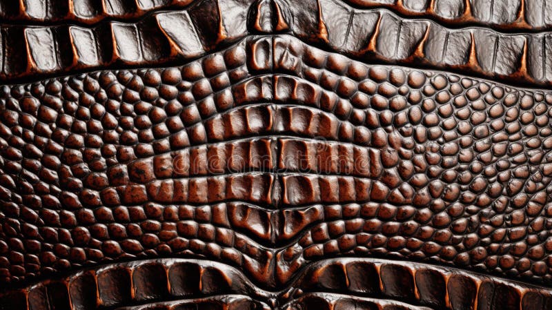Detailed Crocodile Leather Pattern Stock Illustration - Illustration of ...