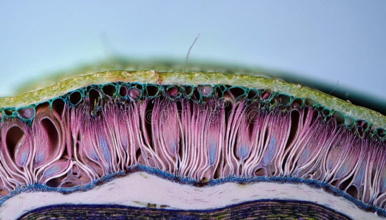 Detailed Cross-section of Firefly Wing Highlighting Unique Structural ...