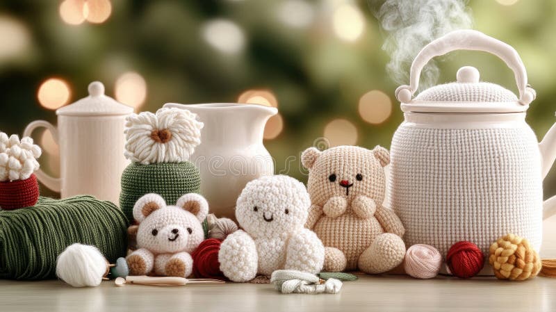 Detailed Cross-stitch Design Features Tiny Figures and Scattered ...