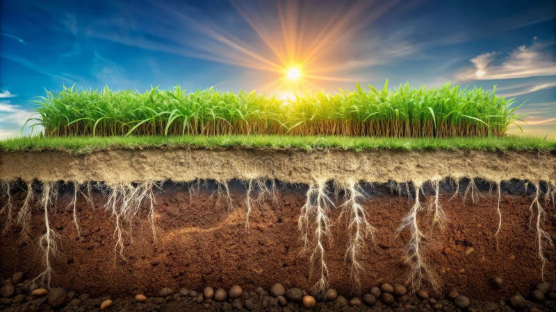 A Detailed CrossSection of Soil Unveiling the Interconnected Layers ...
