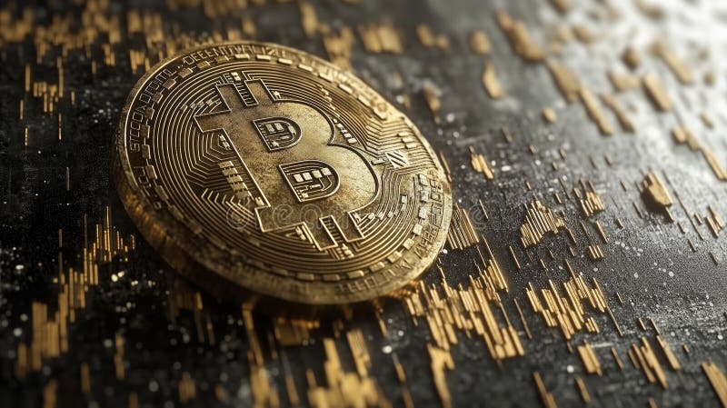 A Detailed Crypto Analysis Showing Rising Bitcoin Trends Stock Photo ...