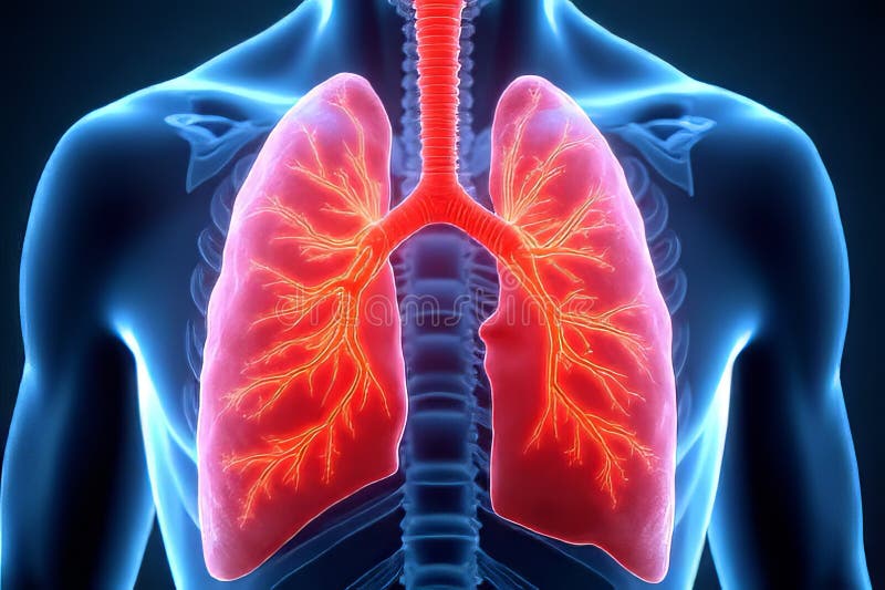 Detailed 3D Anatomy of the Human Lungs and Respiratory System a ...