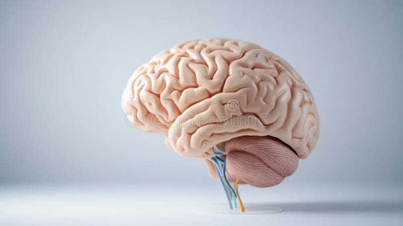 This Detailed 3d Anatomy Model Displays A Human Brain With Intricately