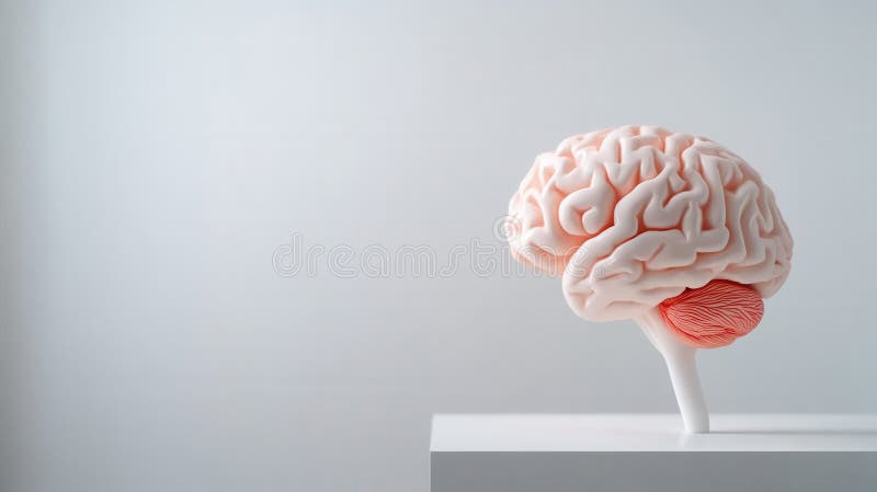 This Detailed 3d Anatomy Model Displays A Human Brain With Intricately