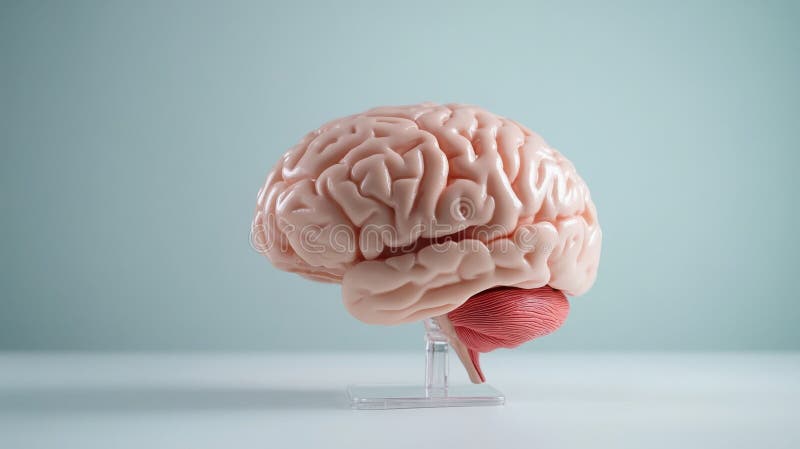 This Detailed 3d Anatomy Model Displays A Human Brain With Intricately