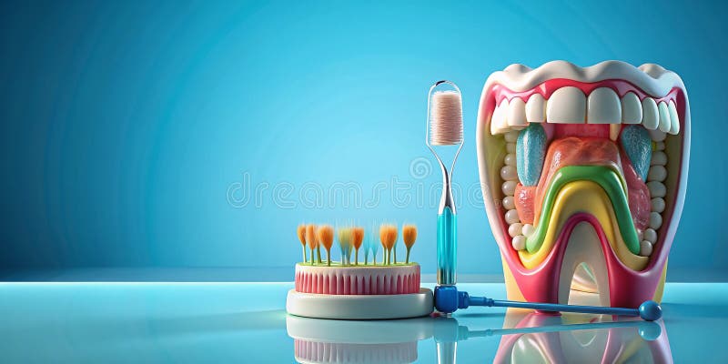 Detailed 3D Dental Anatomy Visualization Exploring Healthy Teeth ...